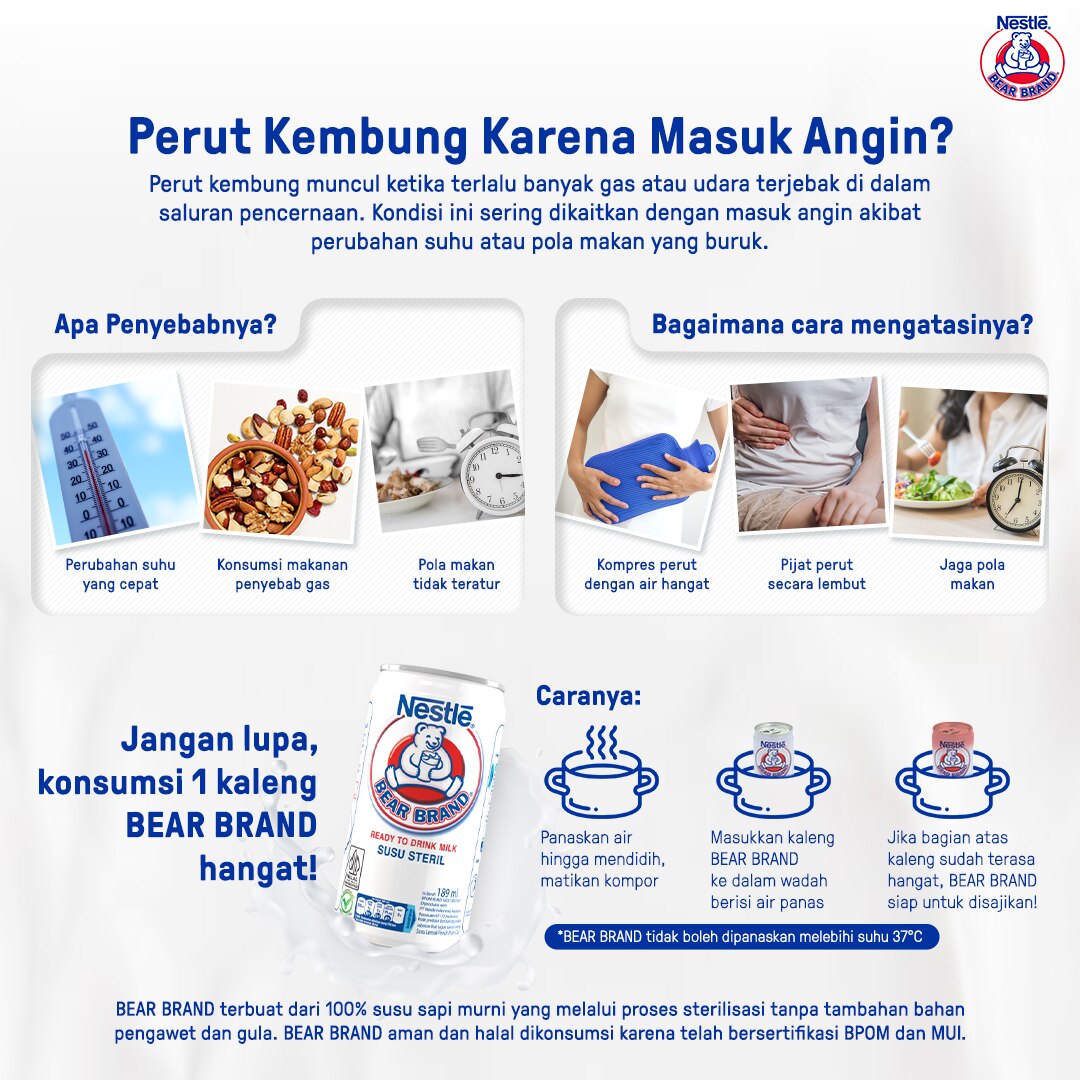 7 Cara Mengatasi Masuk Angin Perut Kembung yang Mudah!